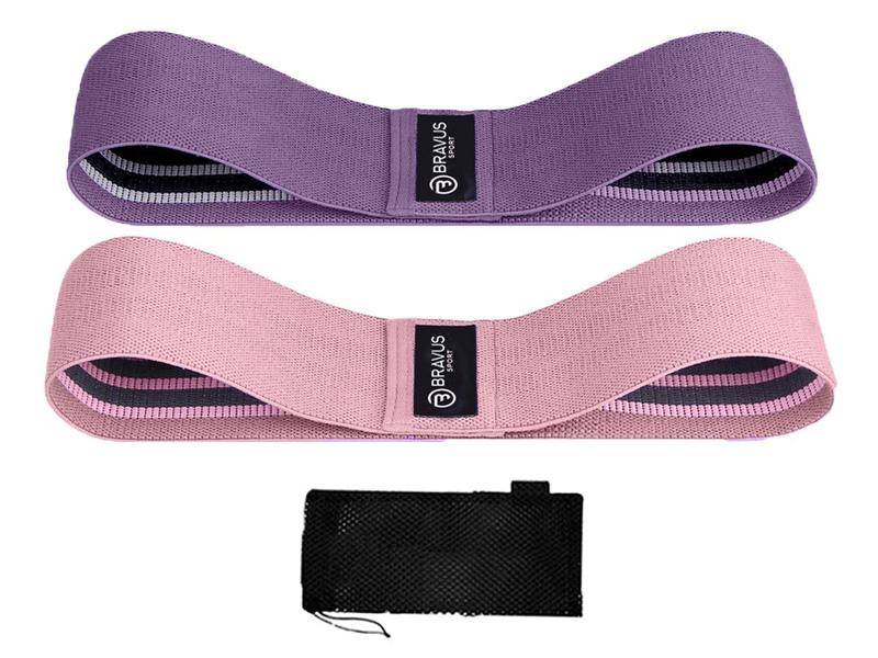 Hip Mini Band Basic Tensão Leve e Média Elástico Extensor - Bravus ...