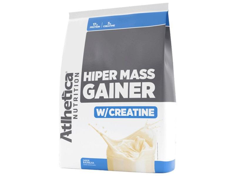 Hiper Mass Gainer 3kg Baunilha - Atlhetica Nutrition - Kit de ...