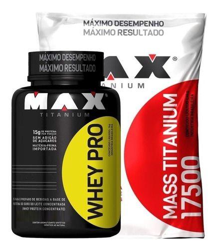 Hipercalórico Massa Titanium + Whey Protein - Max Titanium ...