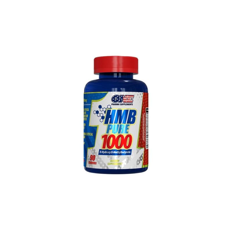 HMB Pure 1000 100% Puro 1000mg 90tabs One Pharm Supplements - Massa ...