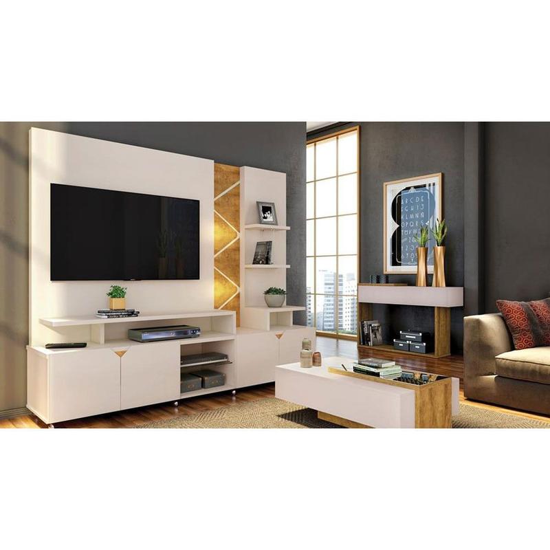 Home Cross para TV até 55 Polegadas Toque BP Lukaliam - Rack com Painel ...