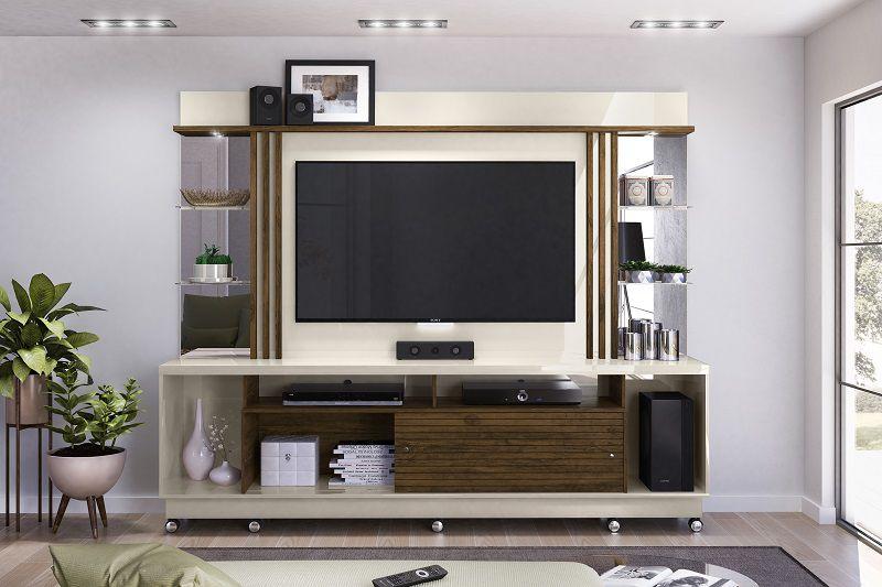 Home Theater Frizz Gold para TV de até 55 polegadas (COM RODÍZIOS ...