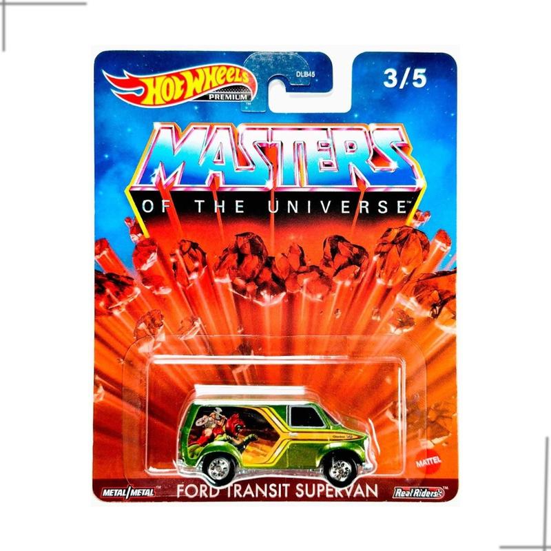 Hot Wheels Ford Transit Super Van Master Of The Universe DLB45 - Mattel ...