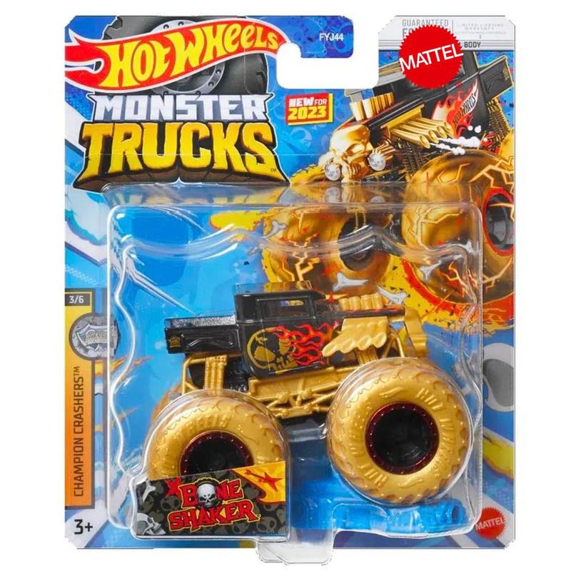 Hot Wheels Monster Trucks Carrinho - Bone Shaker - Fyj44 - Mateel - Hot ...
