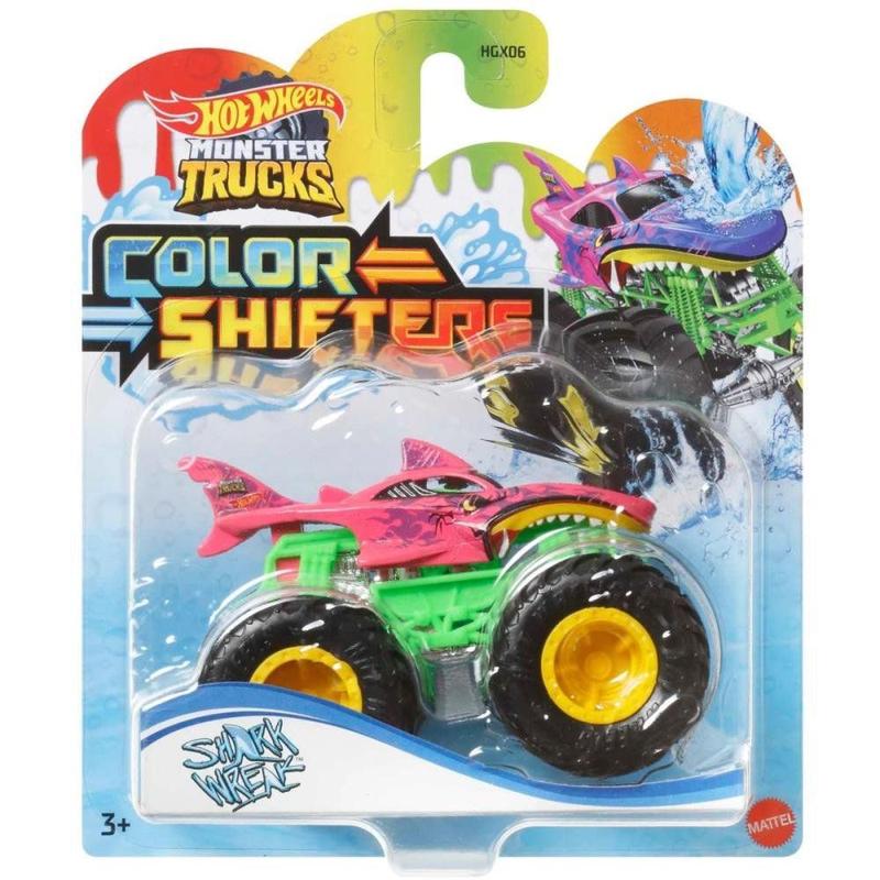 Hot Wheels Monster TRUCKS Color Shifters 1:64 (S) - Mattel - Carrinho ...