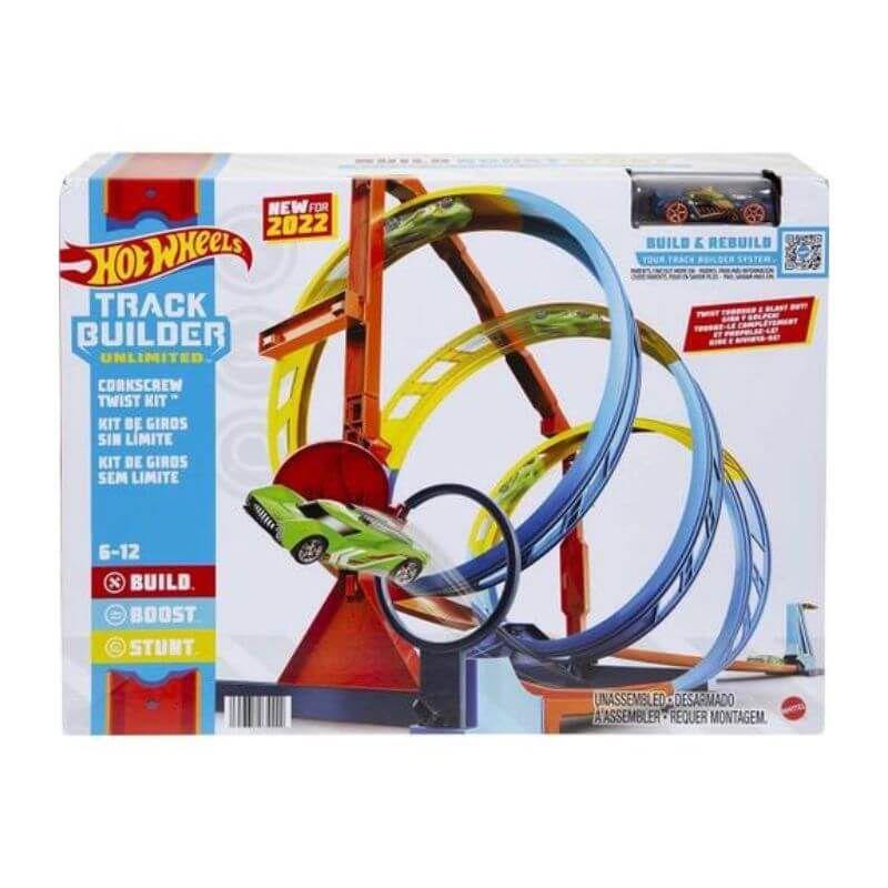 Hot Wheels Pista E Acessório Track Builder Loop Saca Rolhas Hdx79 ...