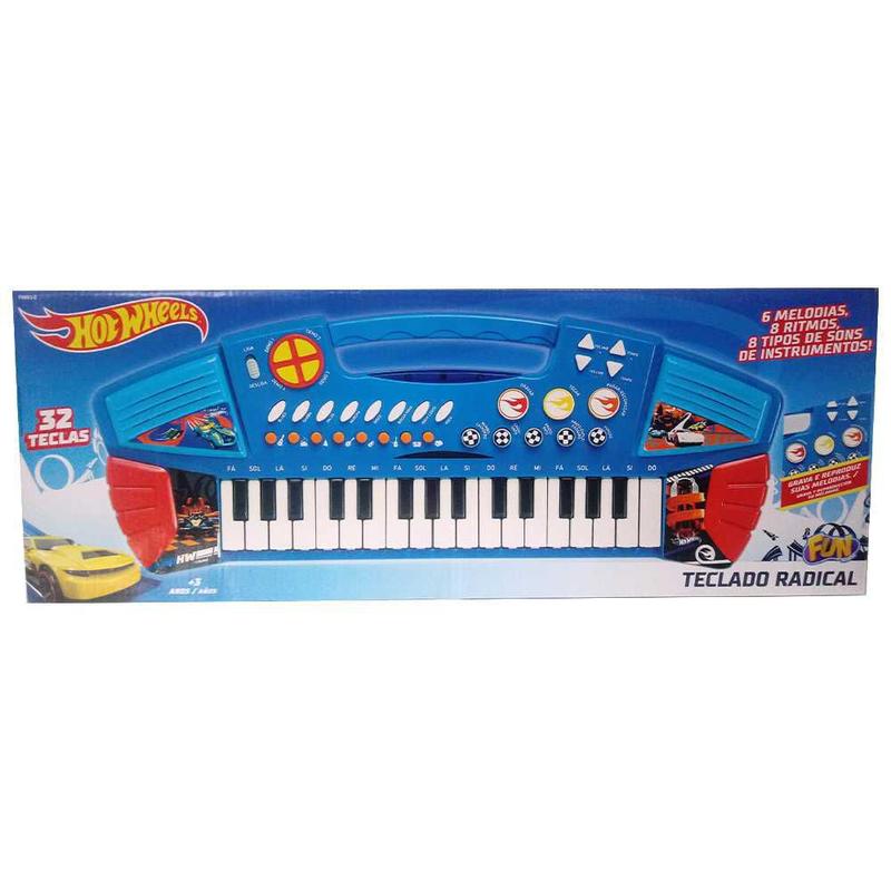 Hot Wheels Teclado Radical - FUN - Piano / Teclado de Brinquedo ...
