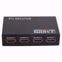 Hub HDMI 1x4 Splitter 1 Entrada E 4 Saídas Full HD 1.4 3D - Hub ...