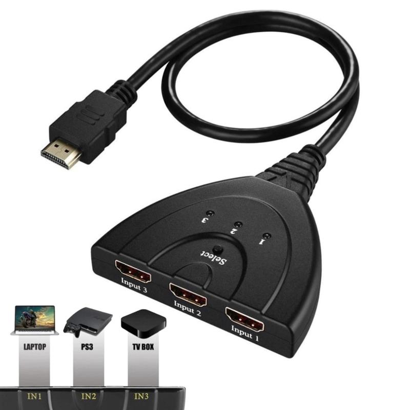 Hub Hdmi Switch 3x1 Duplicador Hdmi 3 Entradas E 1 Saída 4k - Lotus ...