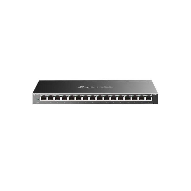 Hub Switch Roteador Tp Link Tl Sg116E 16 Portas 10 100 1000Mbps - Tp ...