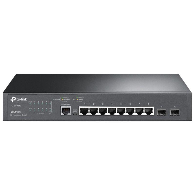 Hub Switch Roteador Tp Link Tl Sg3210 Jetstream 8 Portas L2 E 2 Gigabit ...