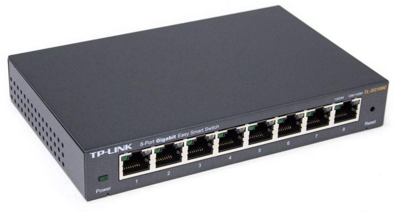 Hub Switch TP-Link Easy Smart 8P TL-SG108E 100/1000 - Hub - Magazine Luiza