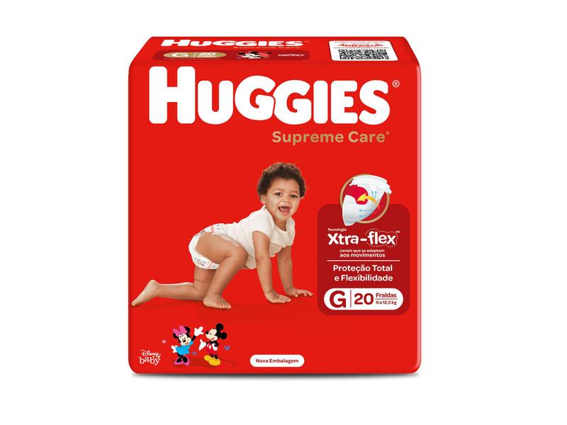 huggies supreme care xtra-flax g - Fralda Descartável - Magazine Luiza