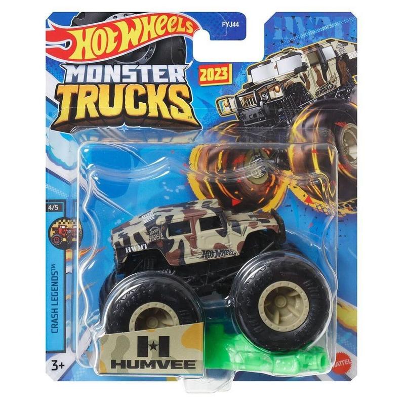 Humvee Monster Trucks 1 64 Hot Wheels - Mattel FYJ44-HKM39 - Carrinho ...