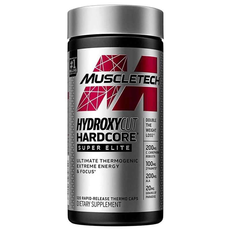 Hydroxycut Hardcore Super Elite (120) - MuscleTech - Pré Treino ...