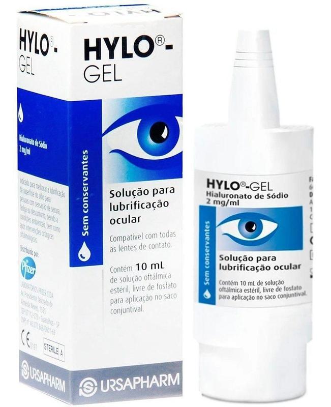 Hylo Gel - Lubrificante Ocular - 10Ml - Colírio - Magazine Luiza