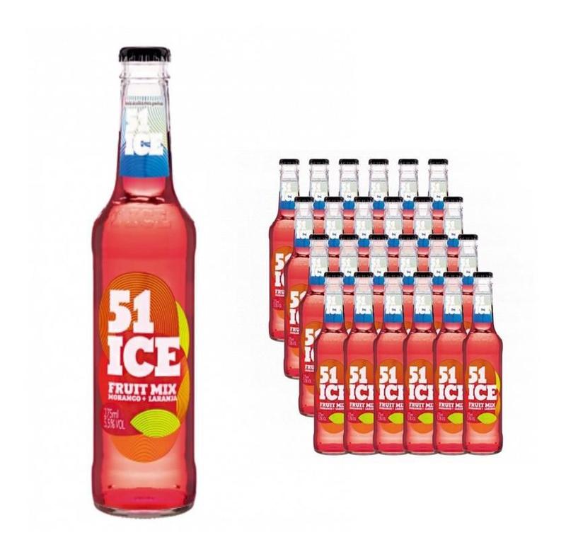 Ice 51 Fruit Mix Long Neck 24x275ml - 51 ice - Ice - Magazine Luiza