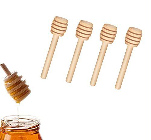 ICEYLI Madeira Mel Misturando Stirrer 4 Pcs 3 Polegadas Mini Honey ...