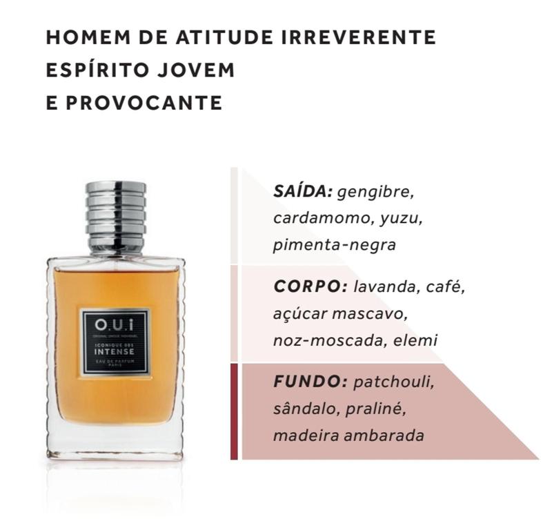 Iconique 001 Intense Eau de Parfum Paris O.U.I Masculino - Perfume ...