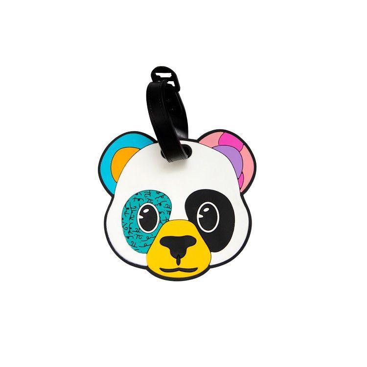 Identificador de Bagagem Yins Emoji By Britto Panda Preto - Yins - No ...