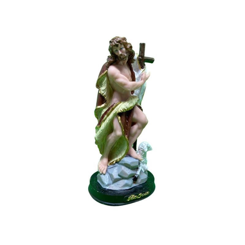 Imagem Sagrada Católica Estatua Escultura Resina Santo São João Enfeite ...