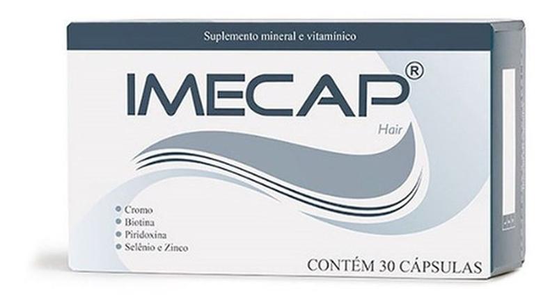 Imecap Hair 30 Cápsulas - Crescimento Capilar / Original - DIVCOM ...