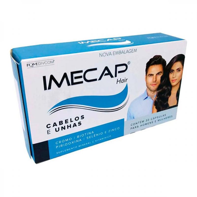 Imecap Hair Com 30 Cápsulas - Nutricosméticos - Magazine Luiza