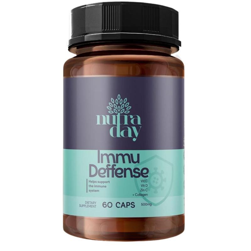 IMMUDEFENSE NutraDay 500 mg 60 Cápsulas - Fitoterápicos - Magazine Luiza