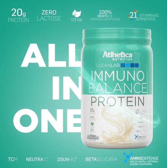 Immuno Balance Protein (500g) - Sabor Baunilha - Atlhetica Nutrition ...