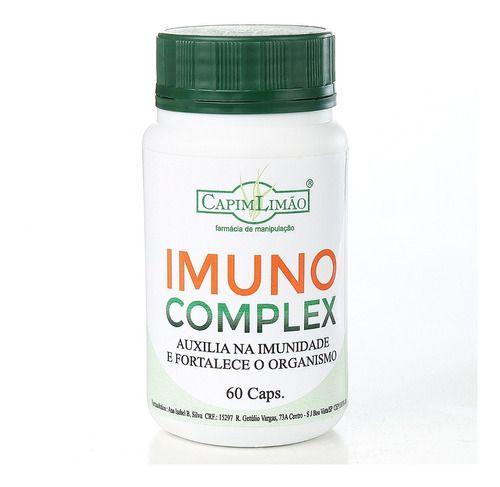 Imuno Complex 60 Capsulas - Capim Limão - Multivitamínico ...