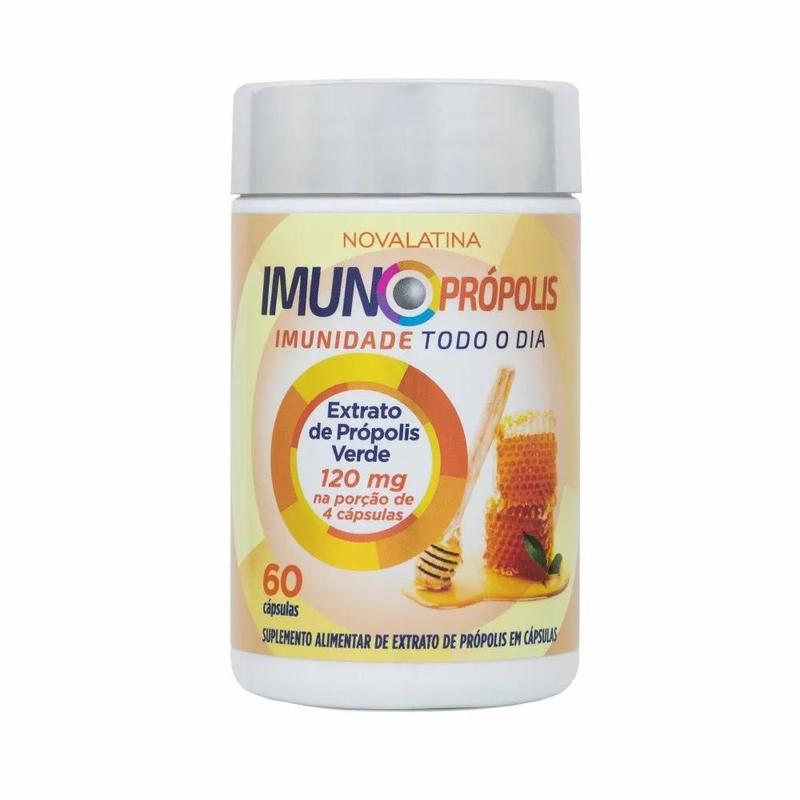 Imuno Própolis 60 Cápsulas Stem Novalatina - Stem Pharmaceutical ...