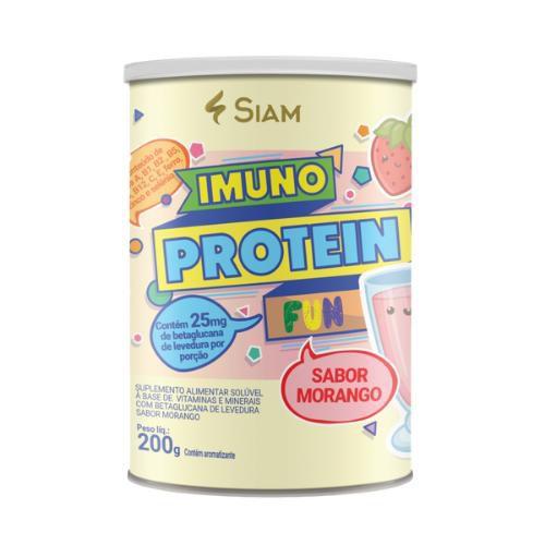 Imuno protein fun - sabor morango - 40 doses - Siam - Massa Muscular ...