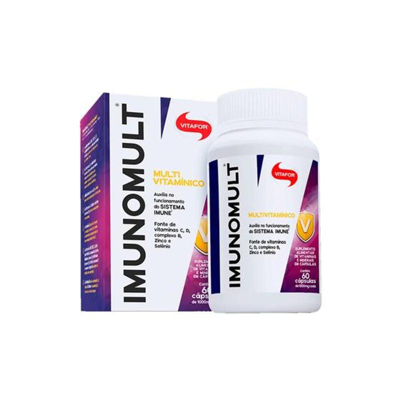 Imunomult Multivitamínico Vitafor 60 Cápsulas - Multivitamínico ...