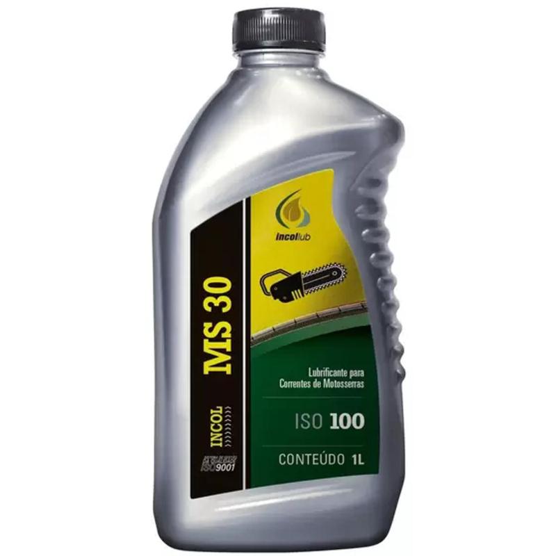 Incol MS 30 ISO 100 - Lubrificante para corrente de Motosserra - 1LT - MS30 - Motosserra e ...