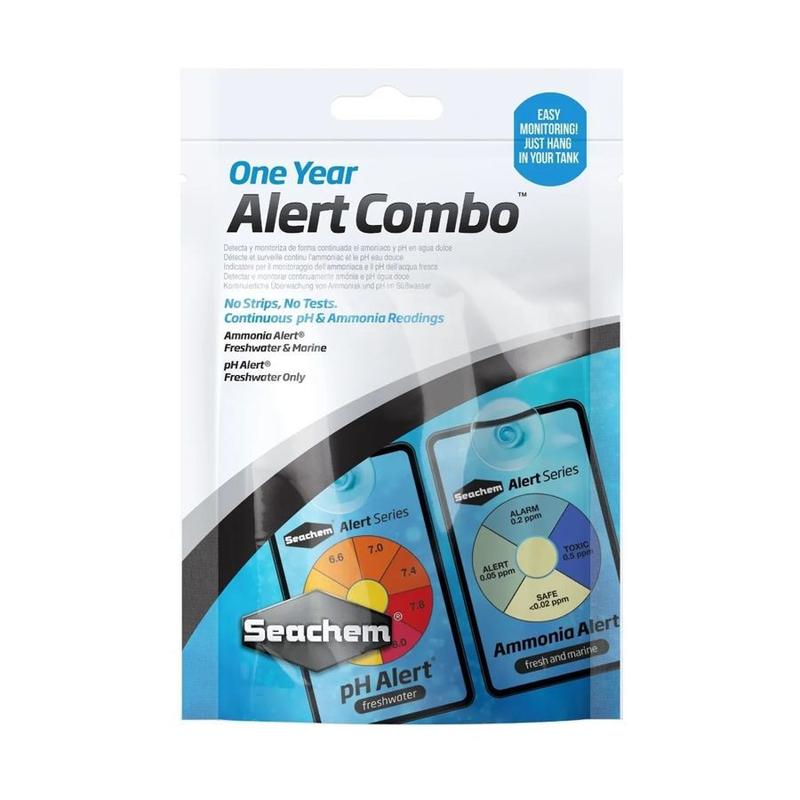 Indicador De Ph E Amonia Alerts Combo Pack Seachem - Peixes - Magazine Luiza