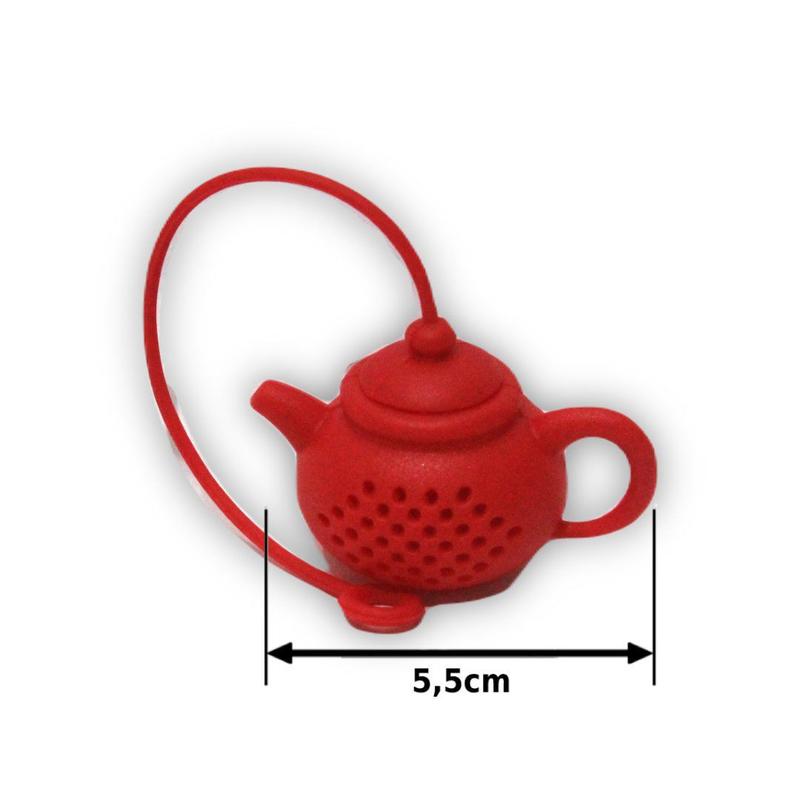 Infusor de Chá Chaleira Colors Silicone Tokyo Design - Infusor de Chá ...