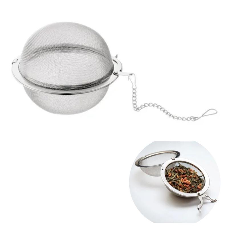 Infusor Inox Para Chá Mini Peneira Coador Ervas Individual - Mimo Style ...