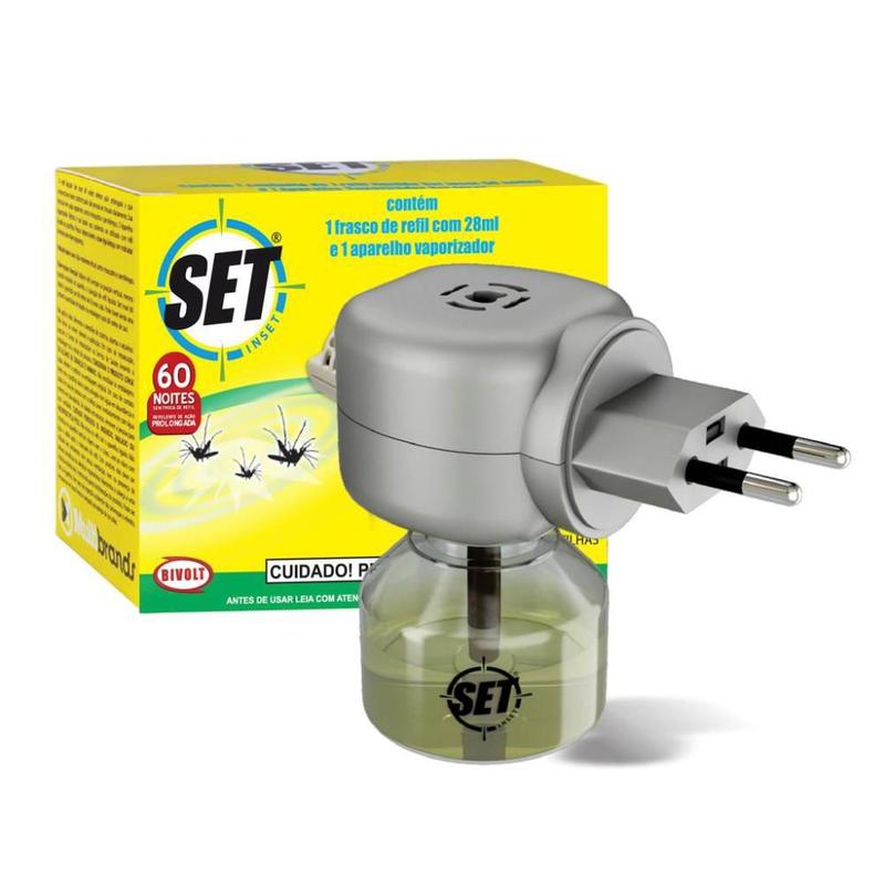 Inseticida Elétrico Conjunto Refil 60N + Vaporizador Liquido 2010035 ...