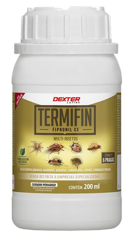 Inseticida Termifin Fipronil 200 ml - Dexter - Inseticidas - Magazine Luiza