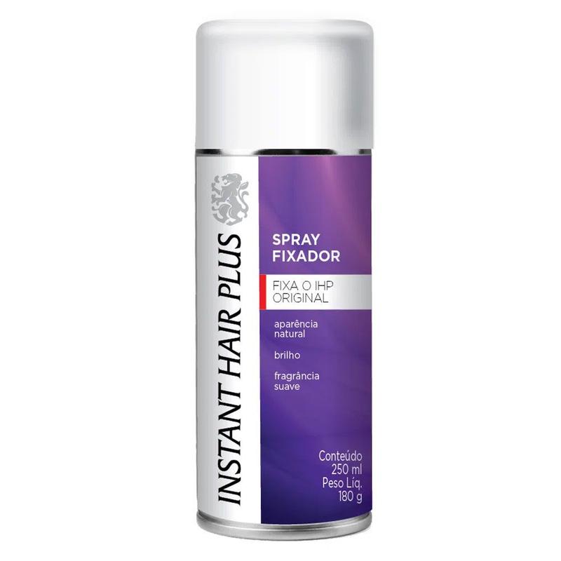 Instant Hair Plus Spray Fixador Para Cabelo 250mL - Finalizador Capilar ...