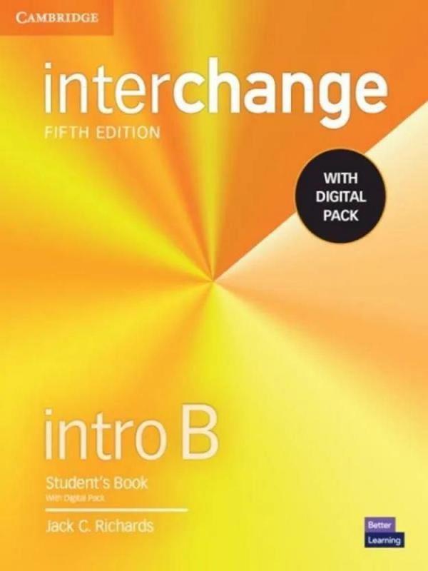 Interchange intro b - student's book with digital pack - fifth edition ...