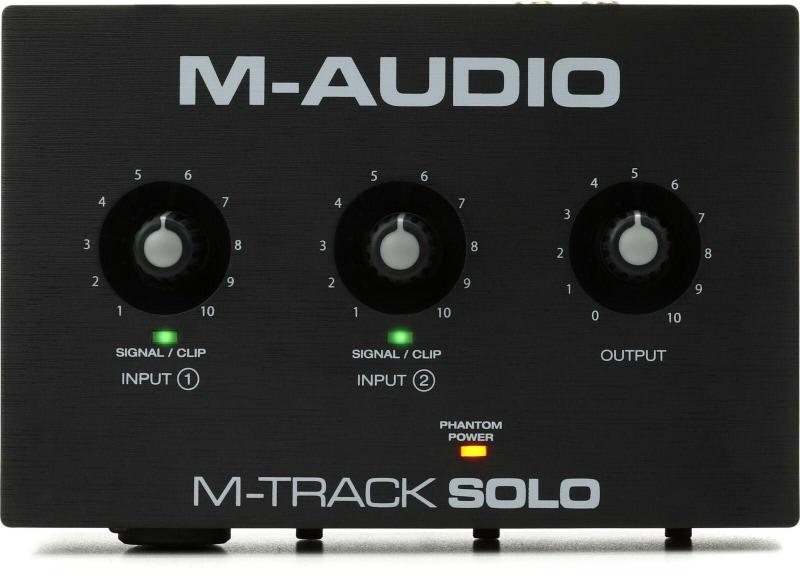 Interface De Audio M Audio M Track Solo Usb - M-audio - Interface de ...