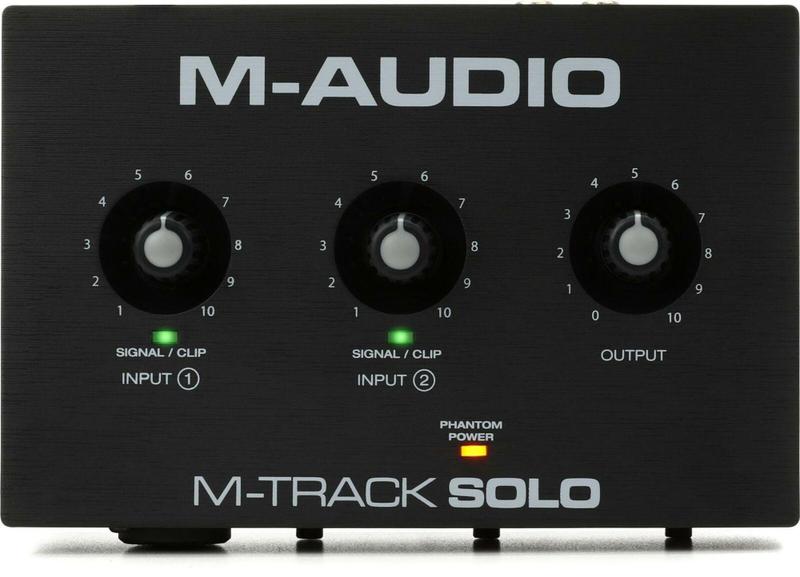 Interface De Audio M Audio M Track Solo Usb - M-audio - Interface de ...