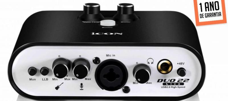 Interface Duolive Icon Duo 22 Original Com Nota Fiscal - Interface de ...