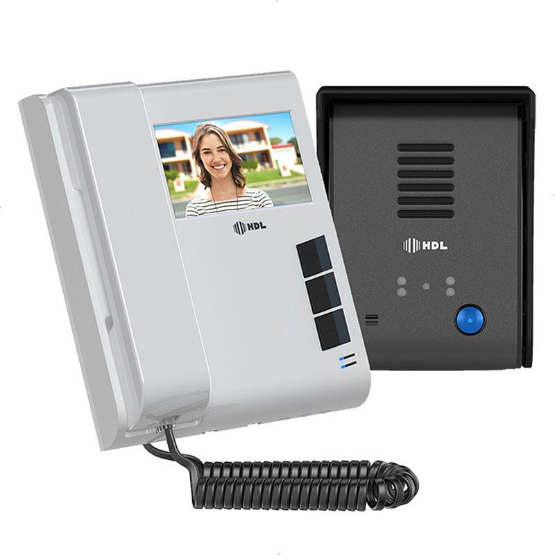 Interfone Hdl C/ Câmera Video Porteiro Grafite Visão Noturna ...