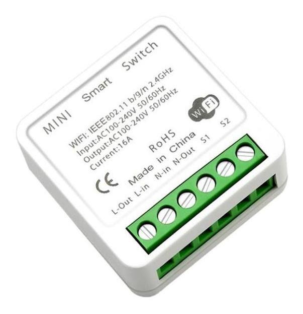 interruptor inteligente smart mini Wifi 1 Canal 16a Tuya - Melbor ...