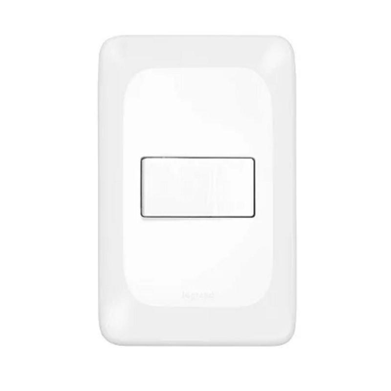 Interruptor simples com placa Pial Pop 4x2 10A 250V branco LGX010 ...