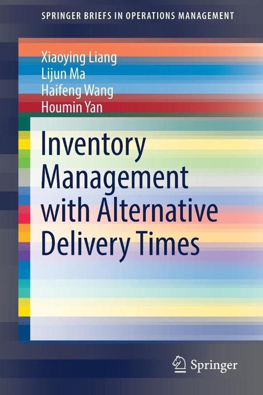 Inventory Management with Alternative Delivery Times - Springer Nature ...