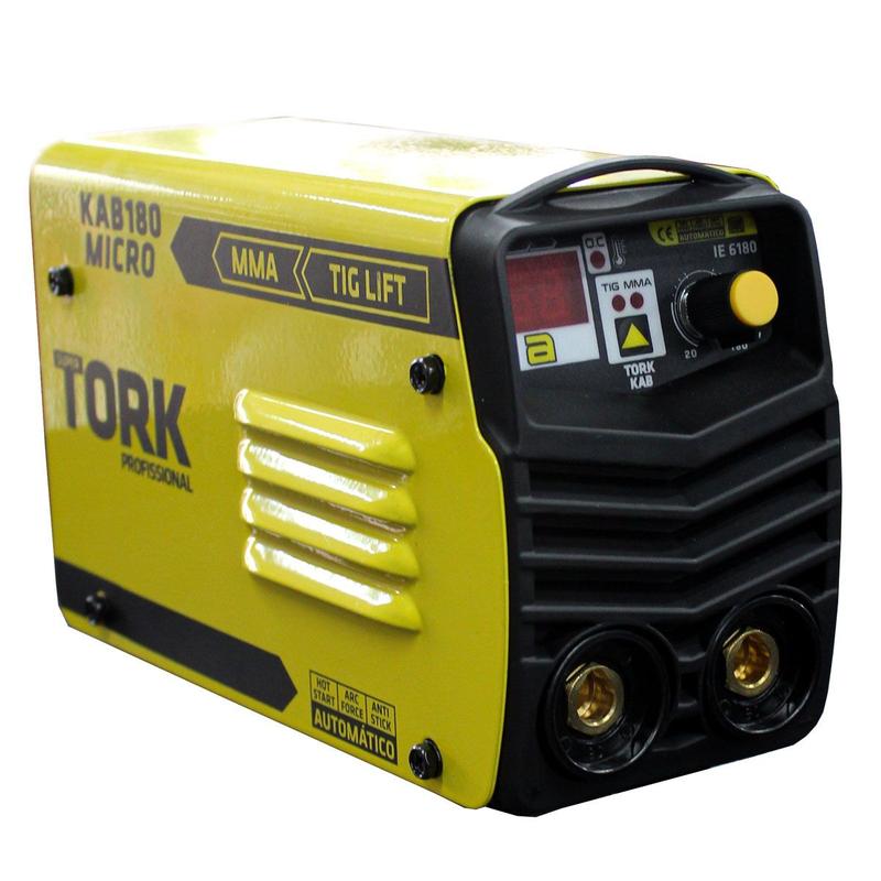 Inversor 2 em 1 KAB 180 MMA IE-6180-220v Super Tork - Máquina de Solda ...