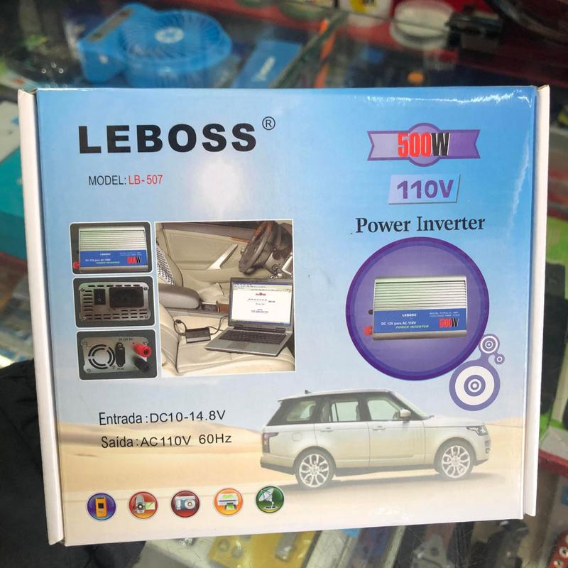 Inversor automotivo 500w, 12v para 110v. - Leboss - Elétrica de Carro - Magazine Luiza